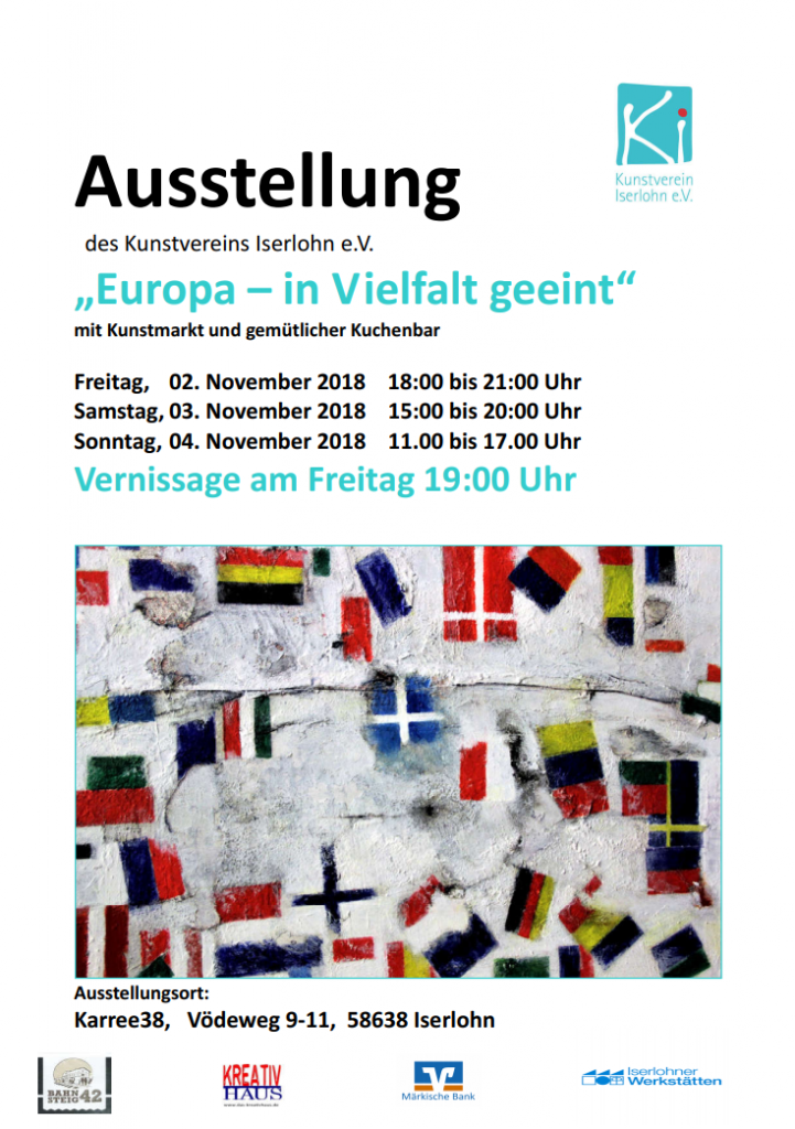 Ausstellung „Europa – in Vielfalt geeint“ – Kunstverein Iserlohn e.V.